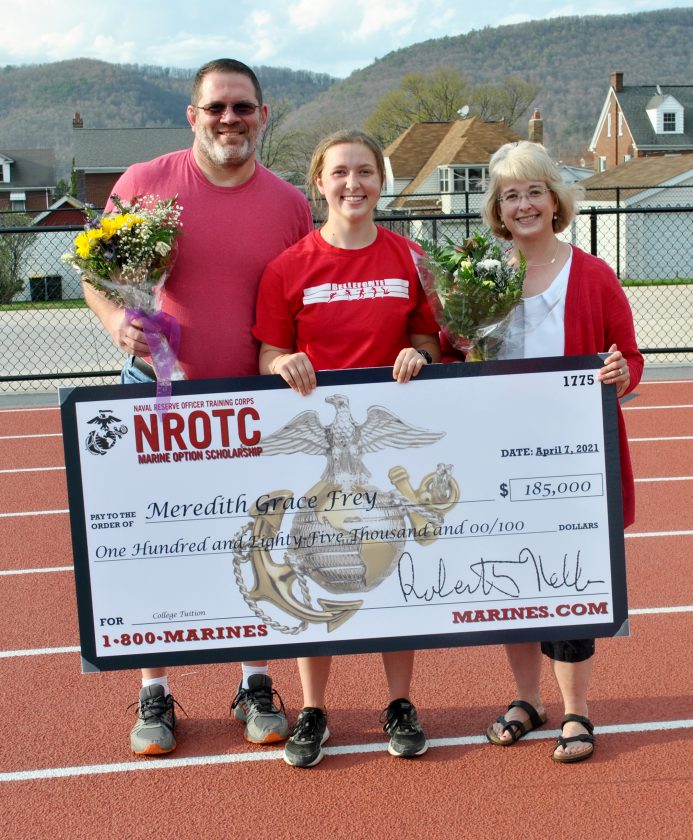 Bellefonte senior Meredith Frey earns $185,000 Marine scholarship ...